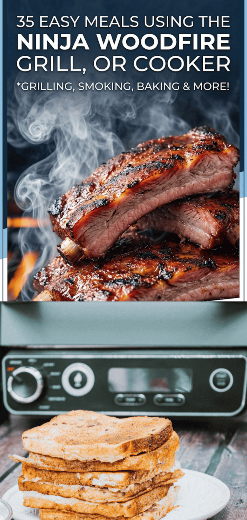 35 easy meals using the Ninja Woodfire, grill, or cooker