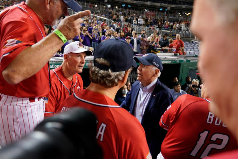 Congressional baseball game taking place at Nats Park