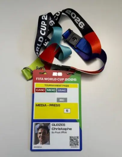 Notre journaliste et ami Christophe Gleizes accrédité pour la Coupe du ...
