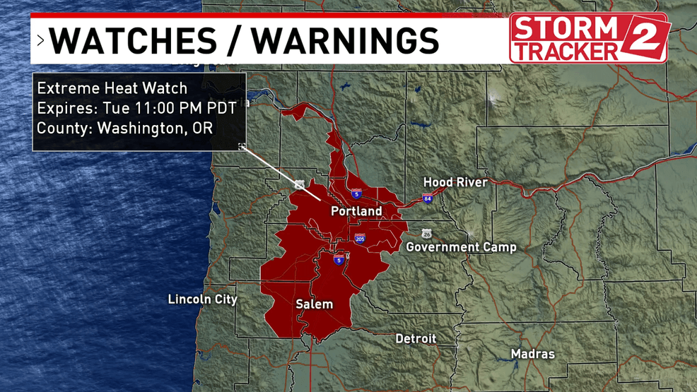 Portland to see record heat this weekend and into early next week