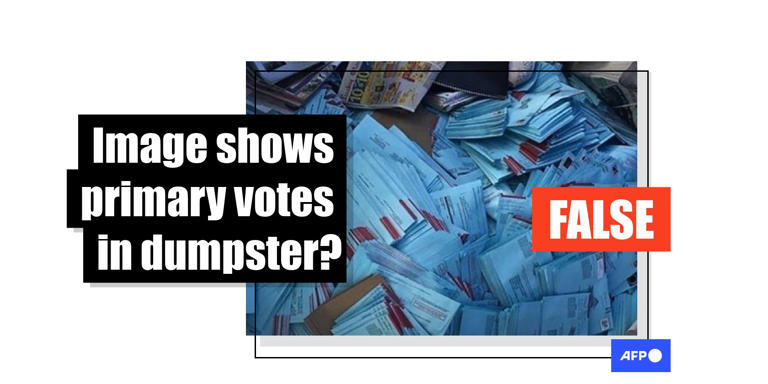 Old photo of election envelopes misrepresented as trashed 2026 ...