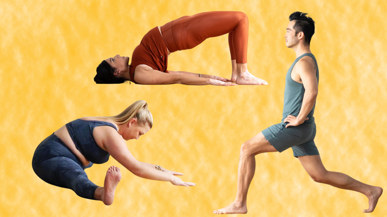 7 yoga poses to release your hip tension (no kneeling required)