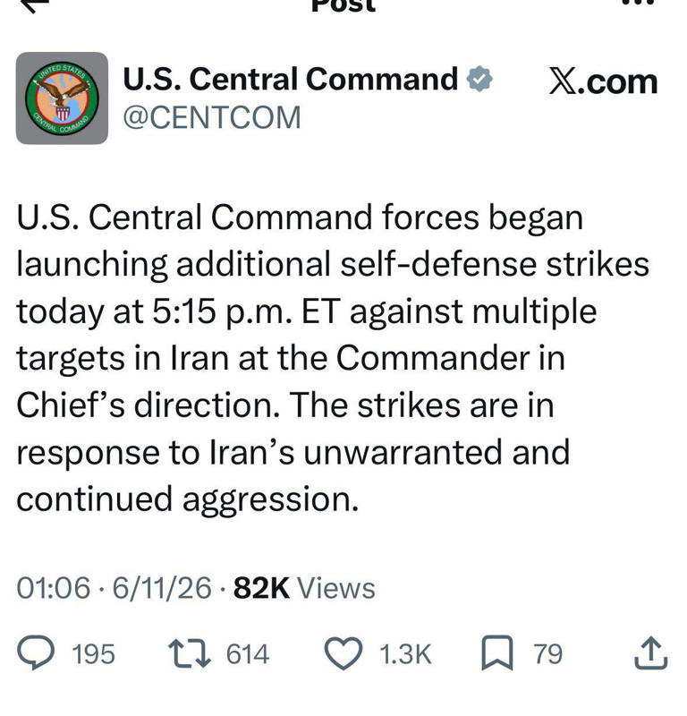 Update: US strikes Iran as explosions heard across country