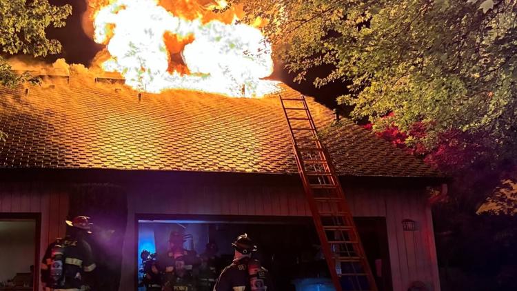 Bellevue condo fire causes roof collapse, forces firefighters out of ...