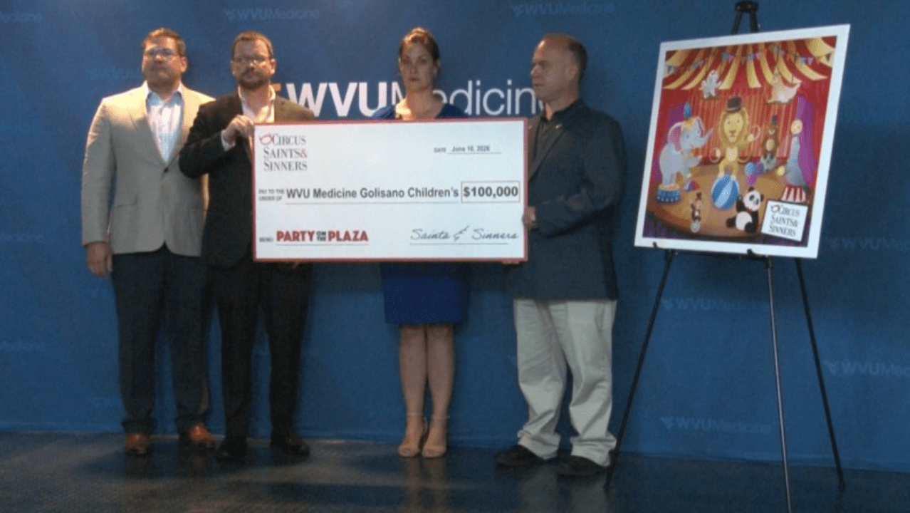 Circus Saints and Sinners pledge $100,000 to pediatric center at WVU ...