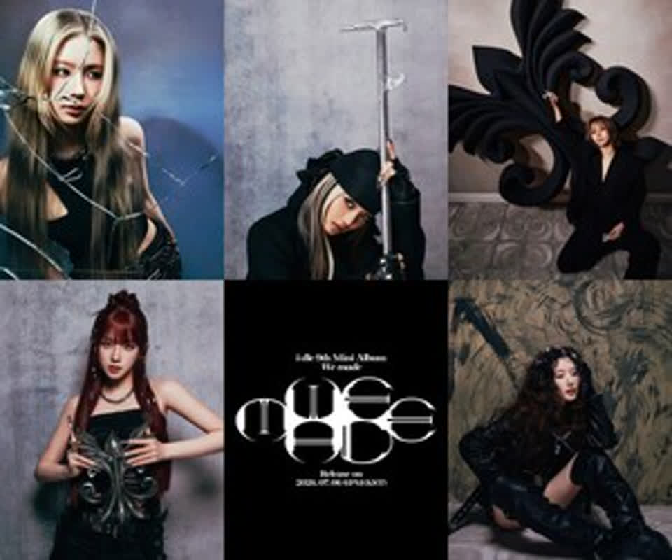 아이들, 미니9집 선공개곡 'Crow' 개인 포토 공개