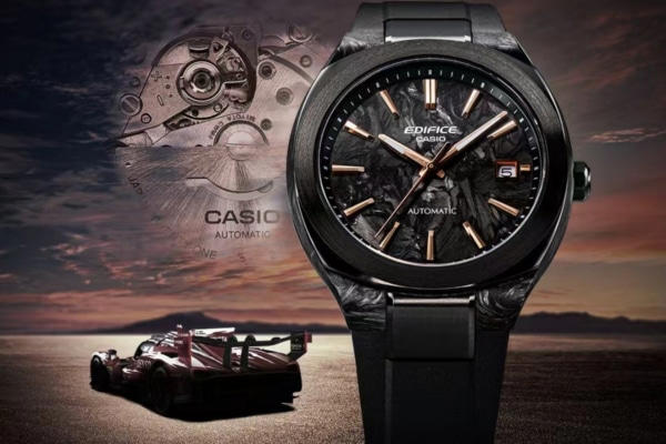 Casio’s Toyota Racing Edifice goes mechanical with a forged carbon case