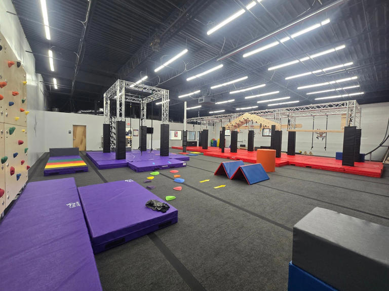 Ninja gym for kids mixes 'floor is lava' vibe with skills in Howell