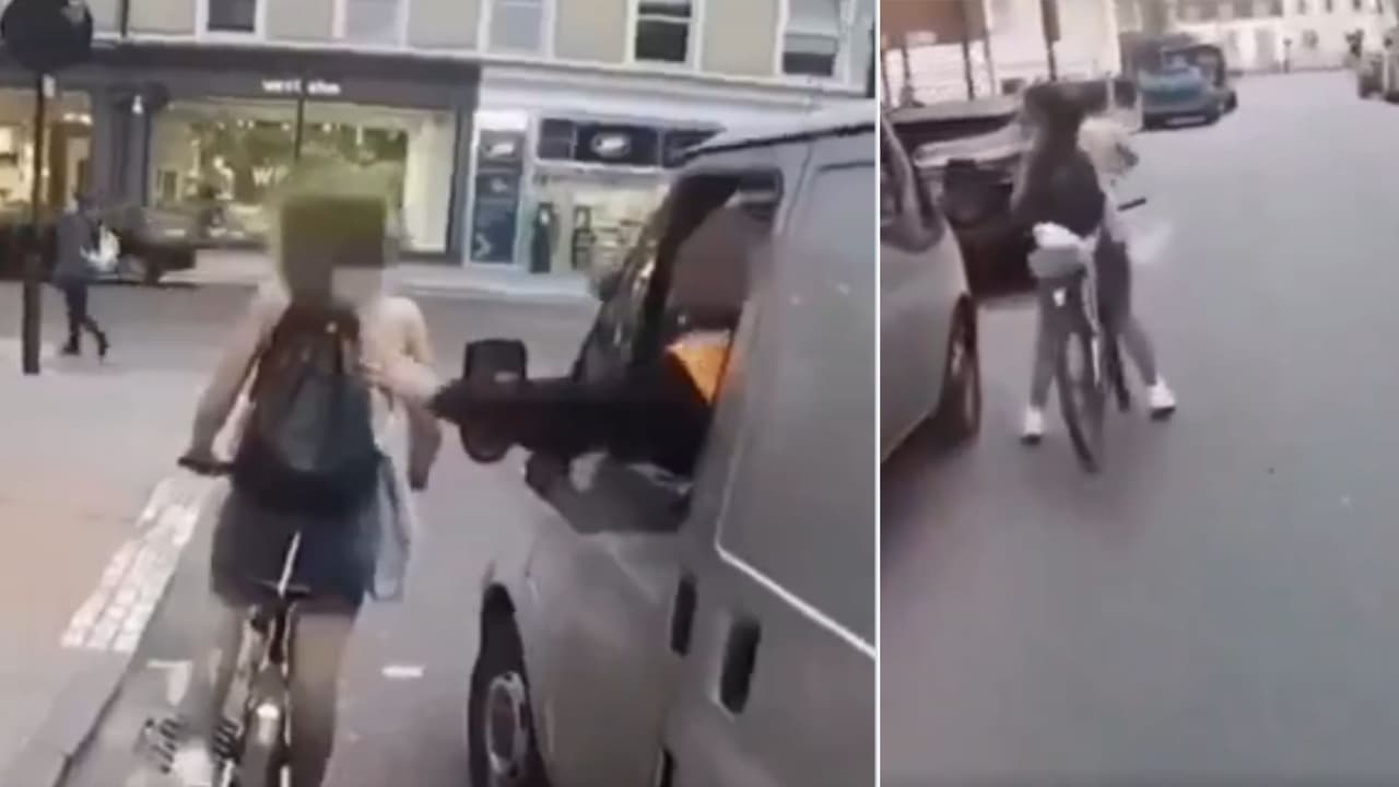 Viral video: London woman's 'Lady Singham' move shuts down roadside ...