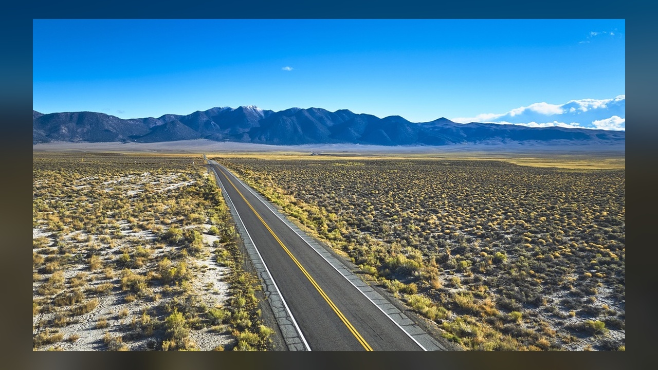 One highway in California cuts through volcanoes, ghost towns, and a ...