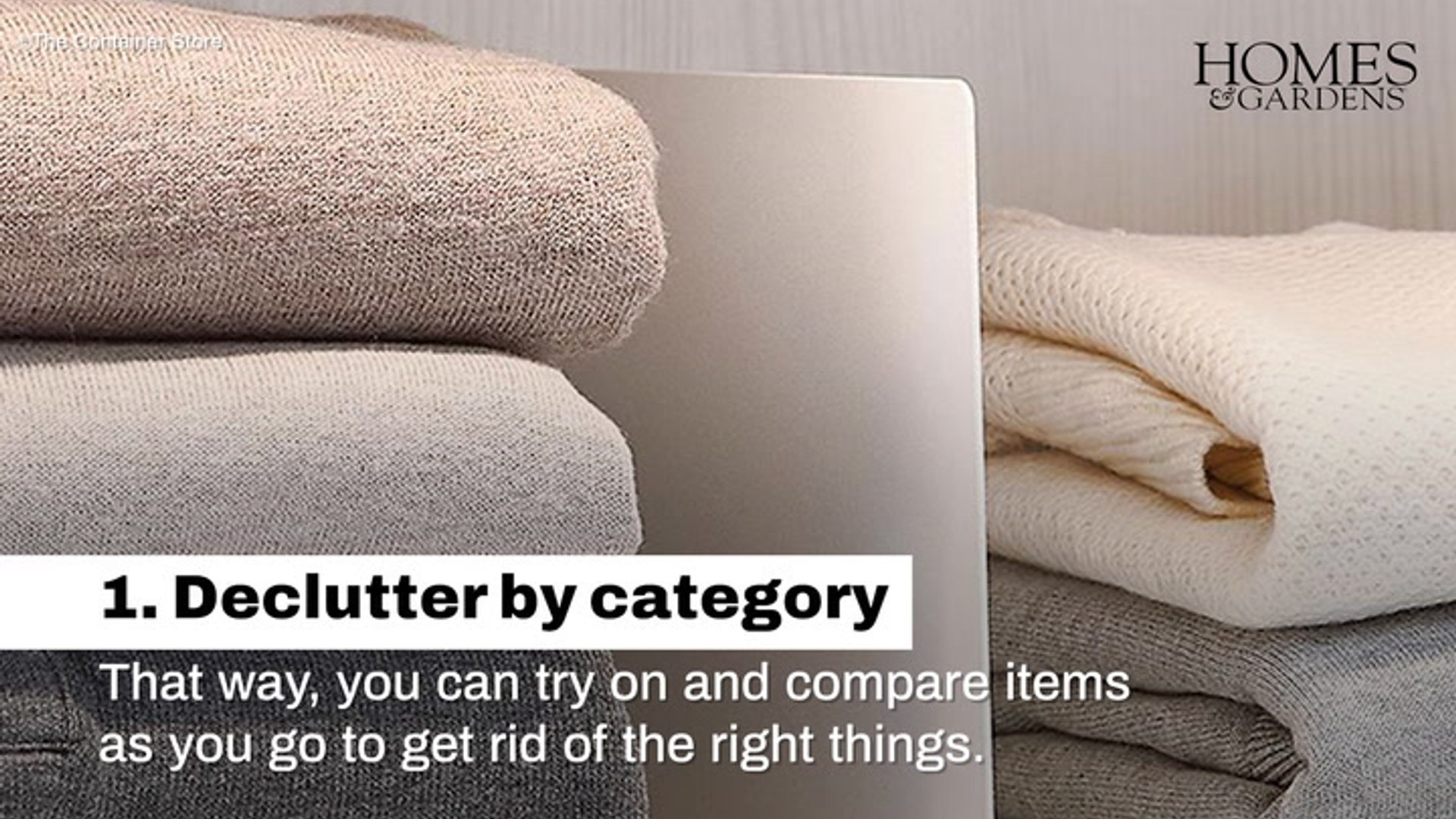 Decluttering and organizing your closet
