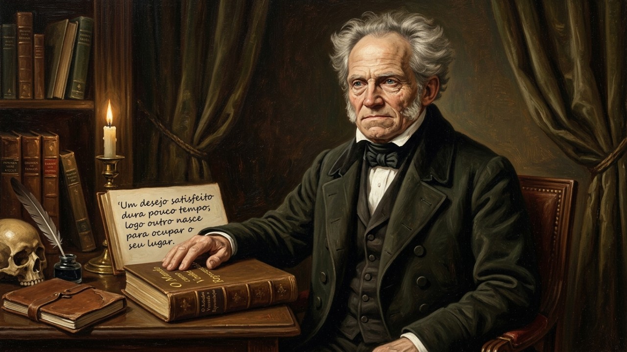 Arthur Schopenhauer, filósofo alemão: "O desejo satisfeito dura pouco ...