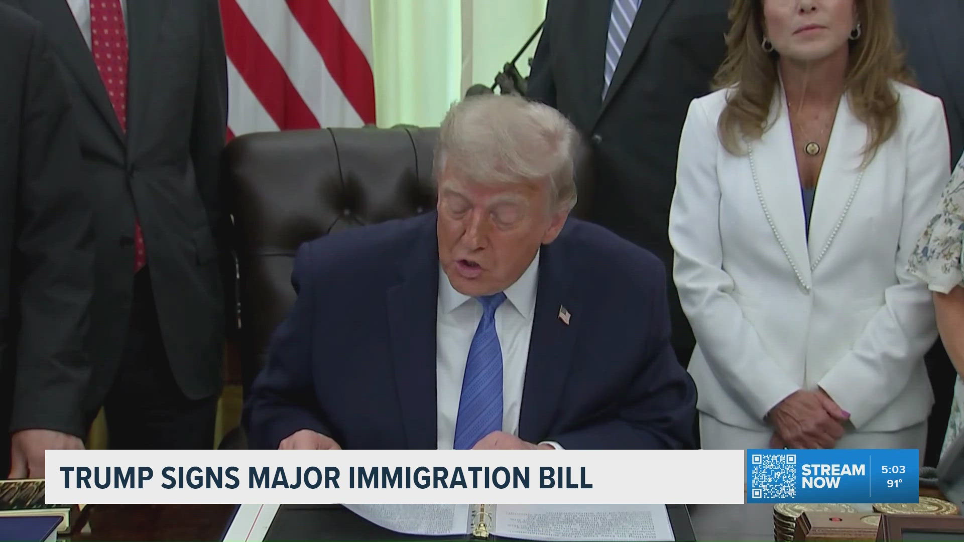 Trump signs immigration bill funding ICE, border enforcement nationwide