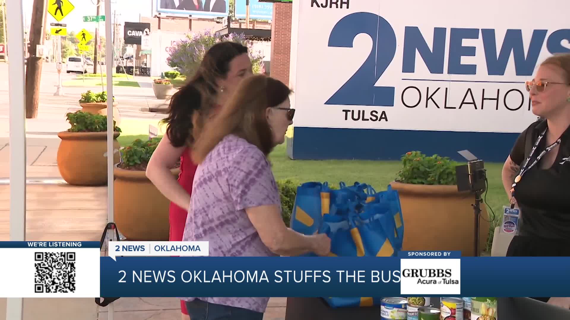 2 News Oklahoma stuffs the bus