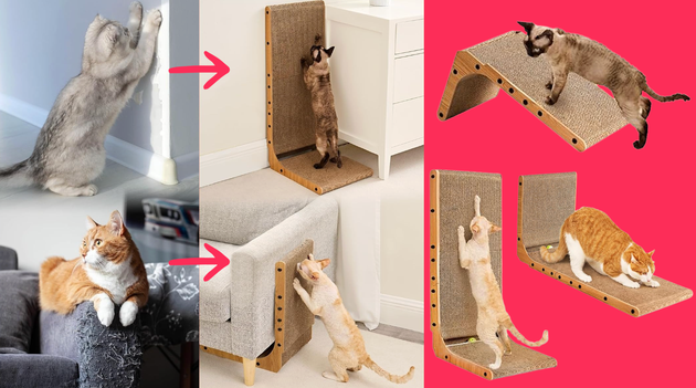 Cats go crazy for this scratcher — and it’s saving the ends of beds and ...