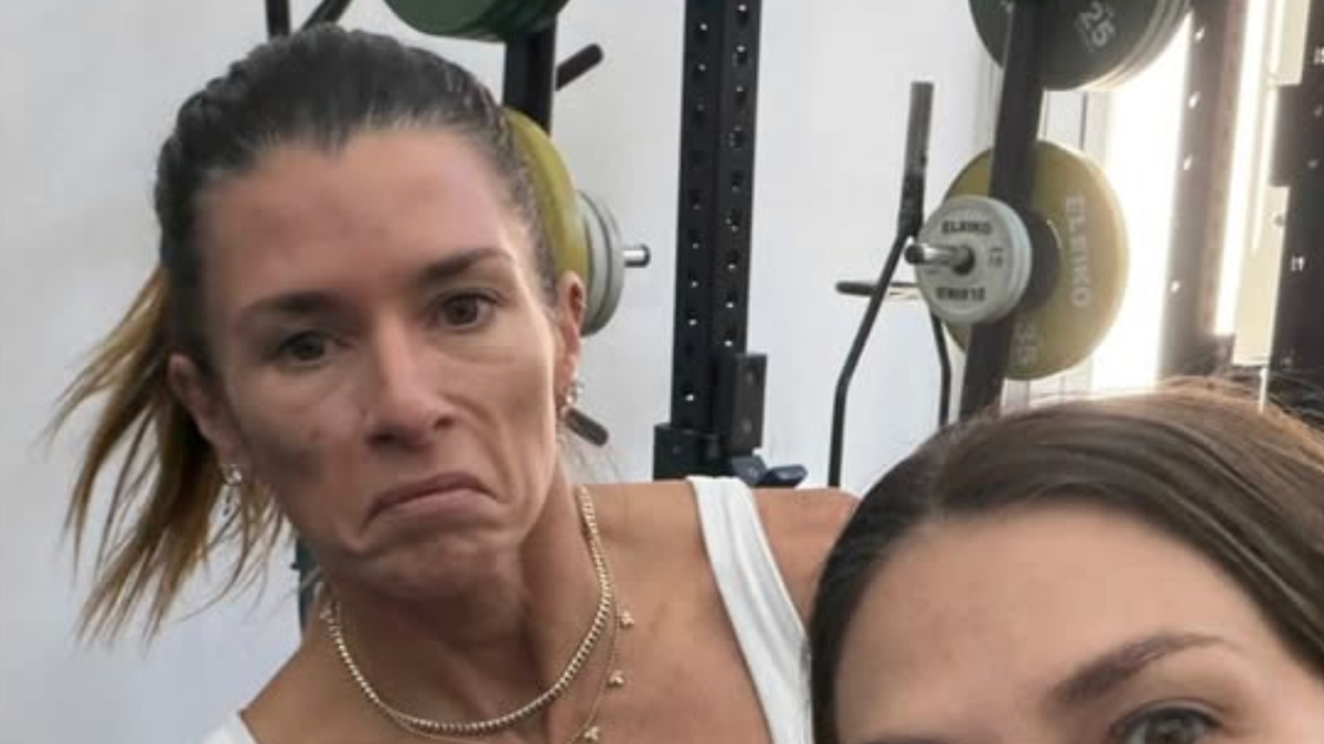 Danica Patrick taunts critics with new gym photo at 44