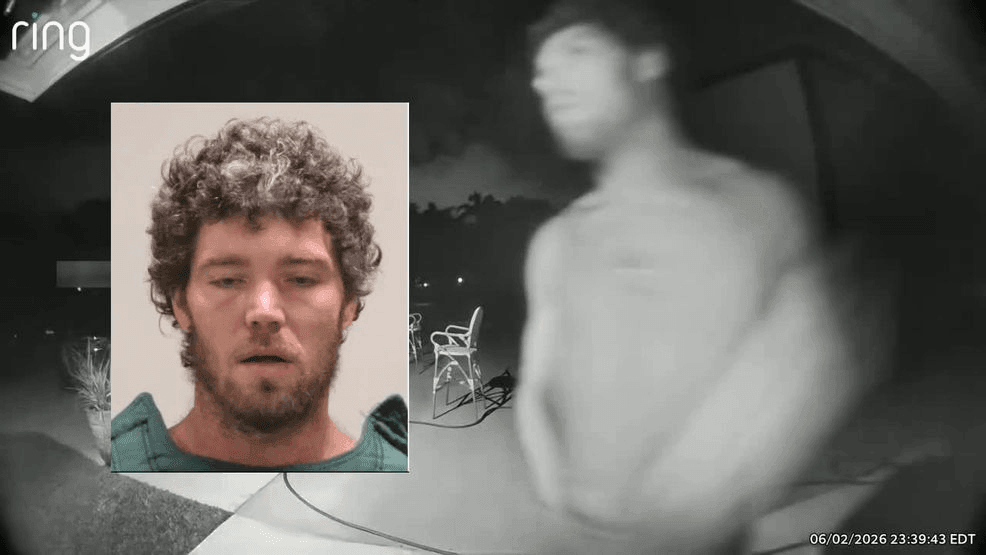 Peeping suspect caught on camera as woman and child were inside Martin ...