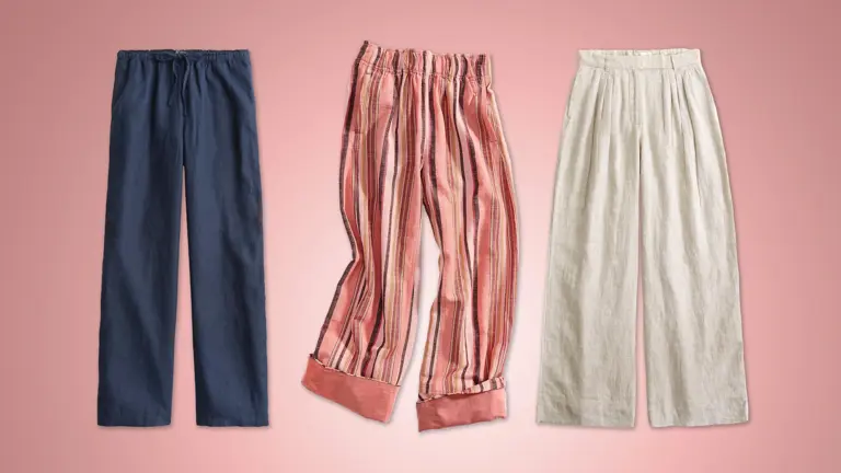 These women’s linen pants will keep you cool in style