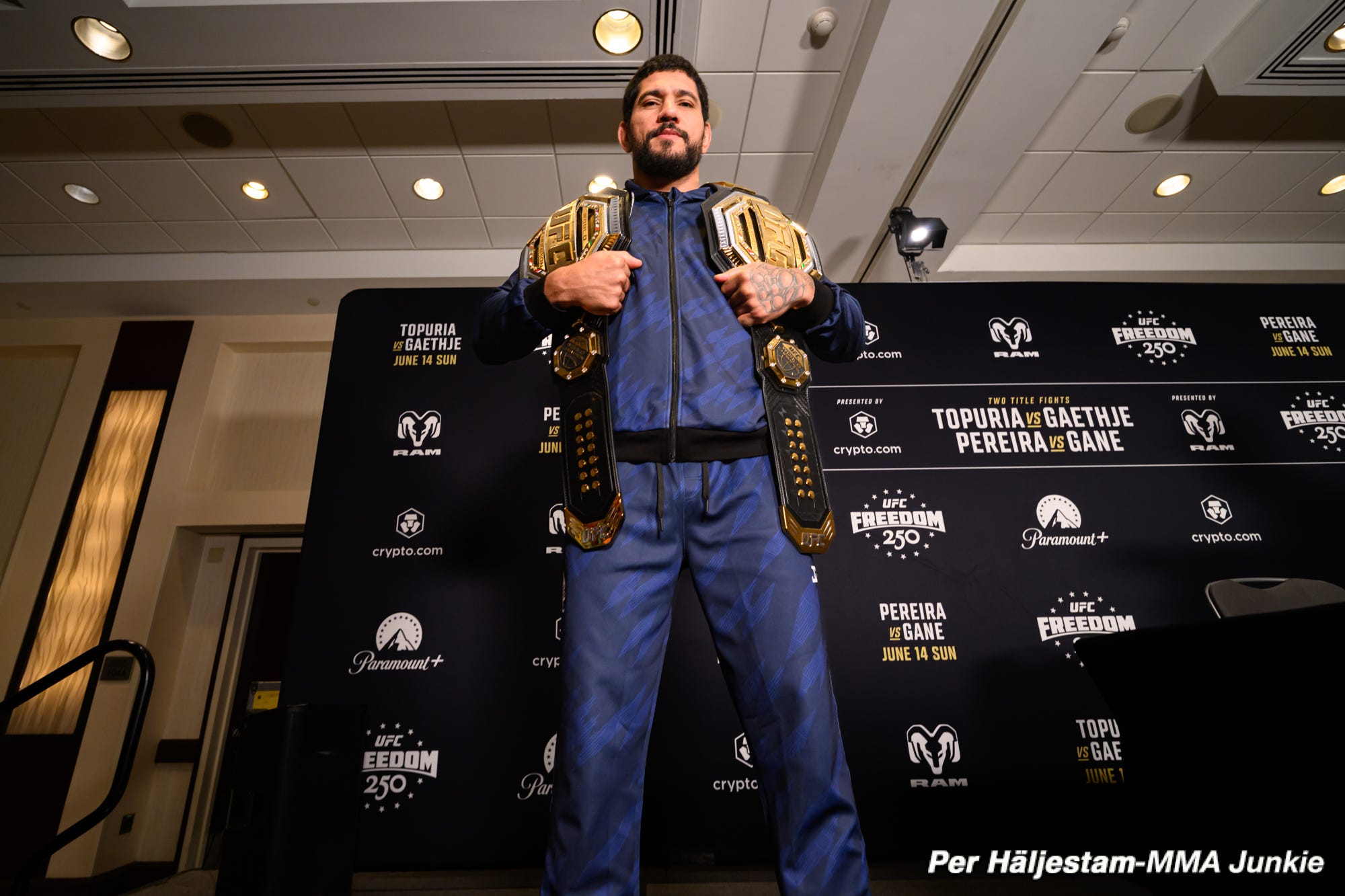UFC Freedom 250, day 1: Media day kicks off fight week