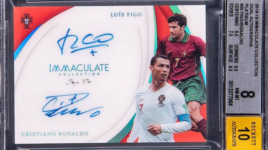 Portugal's soccer legends and their most valuable World Cup cards