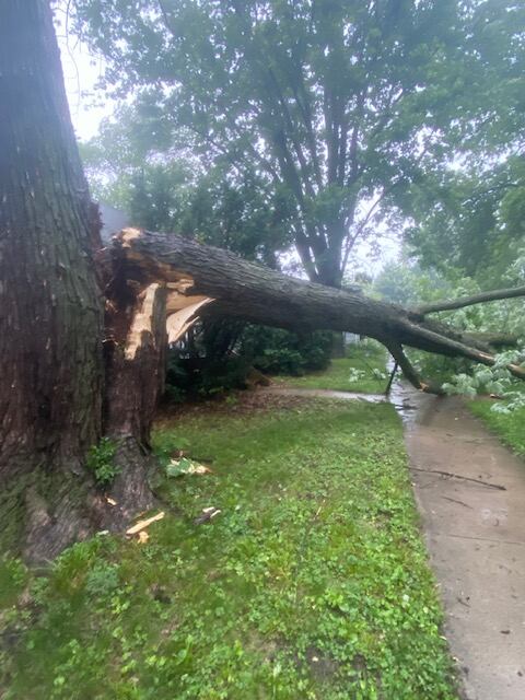 Gallery: Strong winds, power outages across eastern Iowa