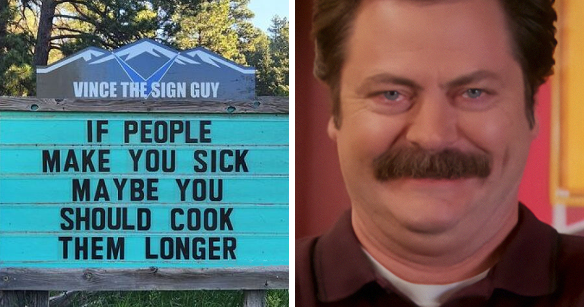 36 signs made by a Colorado man with a great sense of humor