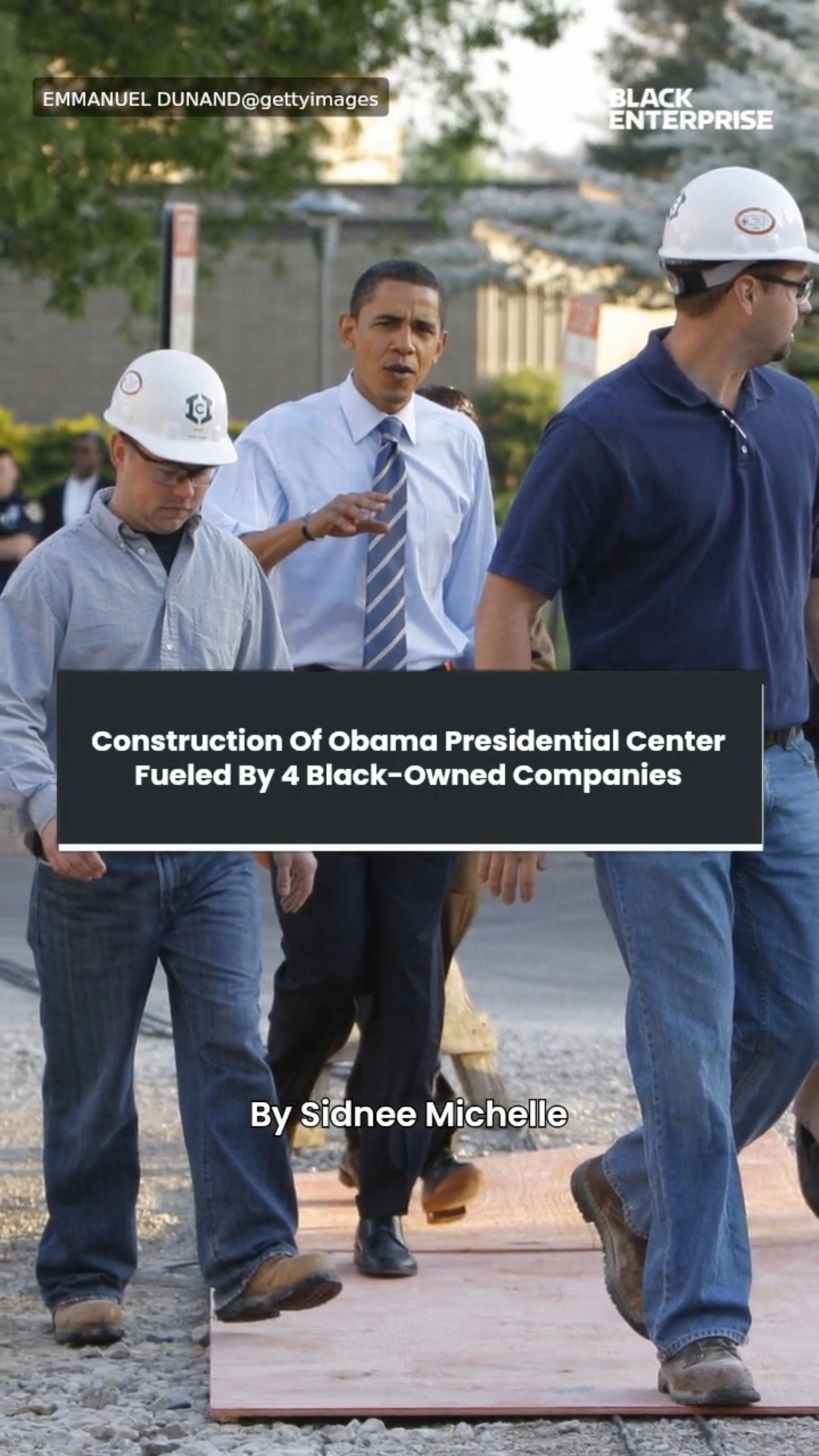 Construction of Obama Presidential Center fueled by 4 Black-owned companies