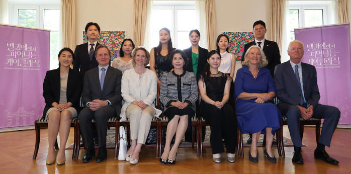 S Korean first lady in Brussels