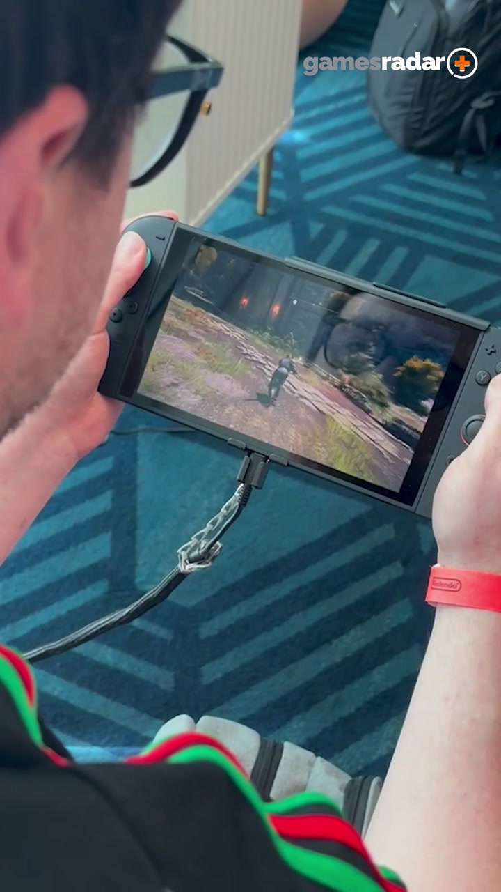 Elden Ring Tarnished Edition running on Nintendo Switch 2 in handheld mode
