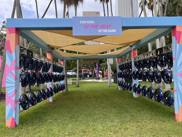 We got a sneak peek inside Miami's World Cup fan festival at Bayfront Park