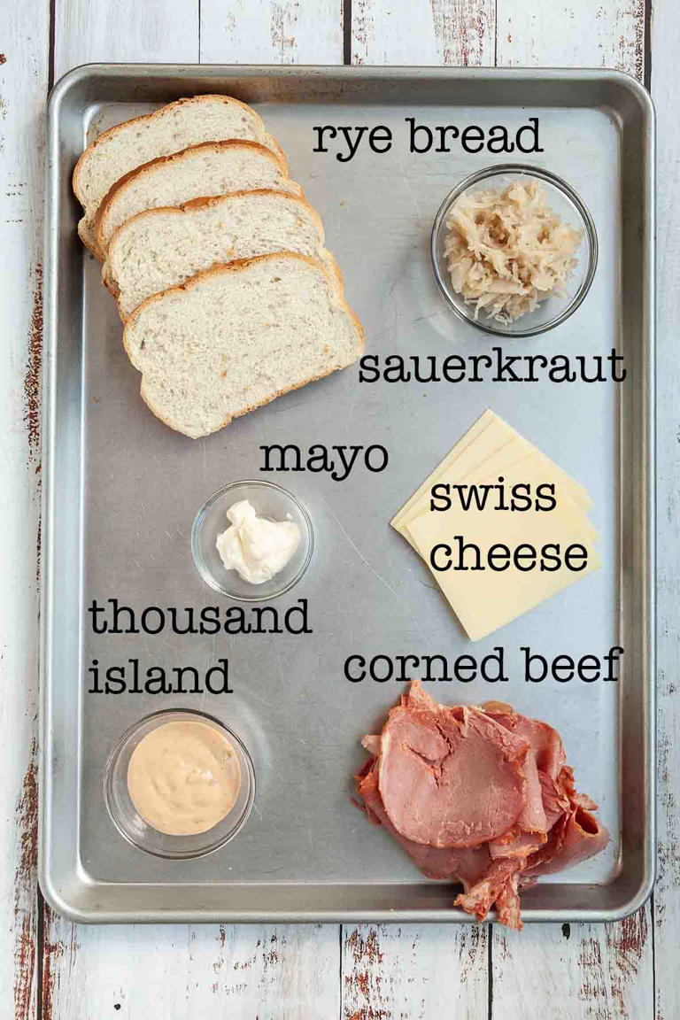 Grilled Reuben sandwich