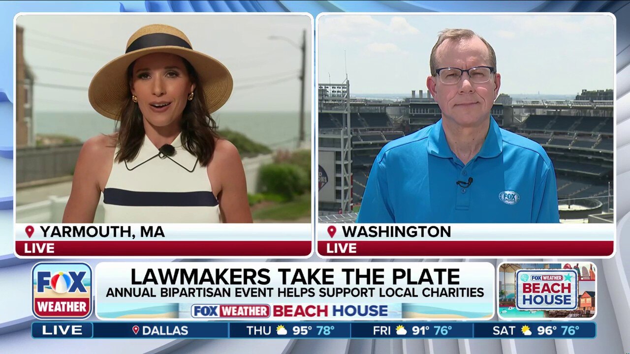Lawmakers take the plate: Congressional Baseball game in Washington DC ...