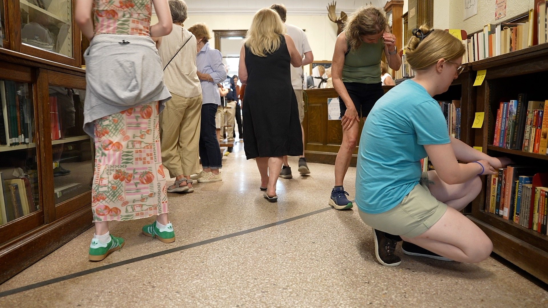 Watch: Historic US-Canada border library gets new Quebec-only entrance