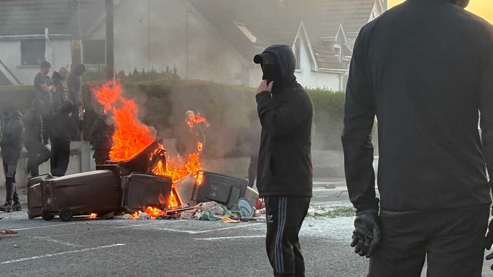 'Intense and extremely violent' night as hundreds of masked men ...