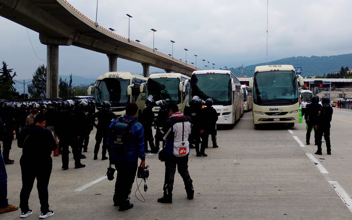 CNTE marchó en Reforma e Insurgentes y amaga con bloquear el AICM; SSC ...
