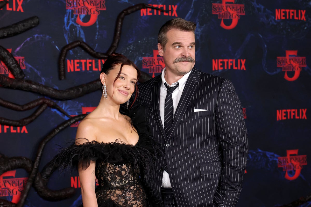 David Harbour addresses rumors of tension with Millie Bobby Brown