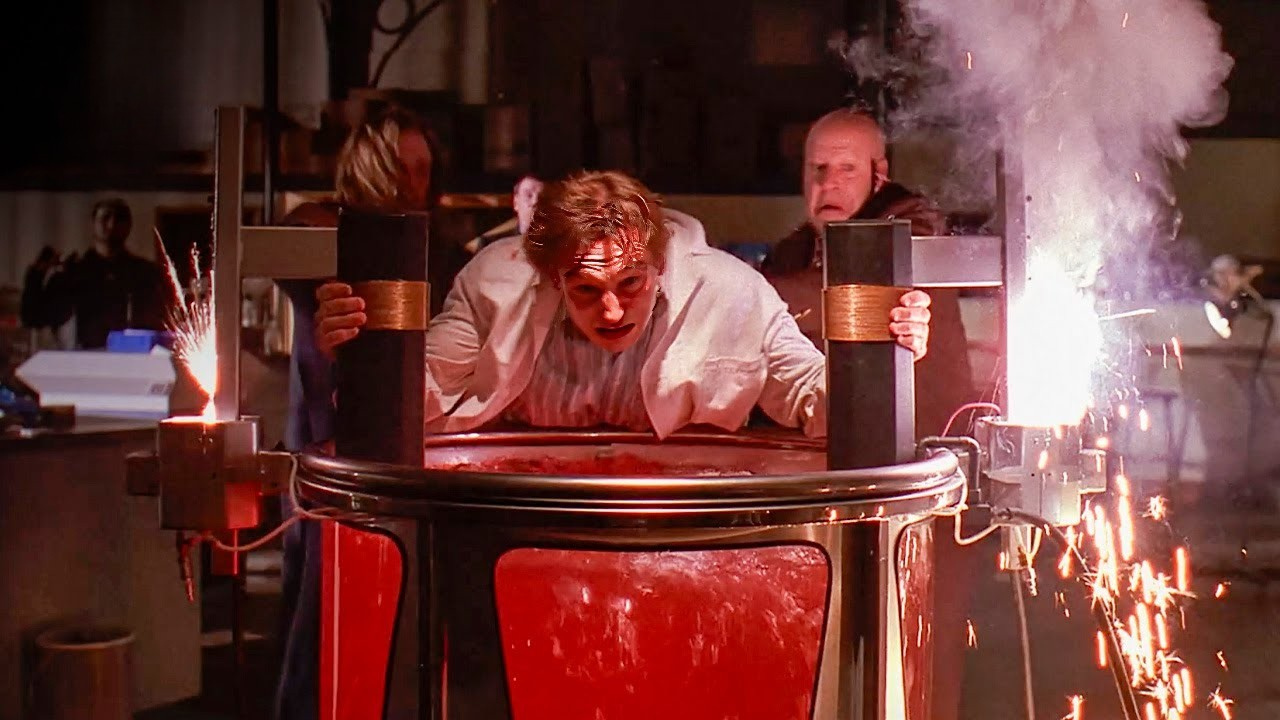 Darkman is born: Dr. Westlake’s lab attack (Liam Neeson) | Darkman