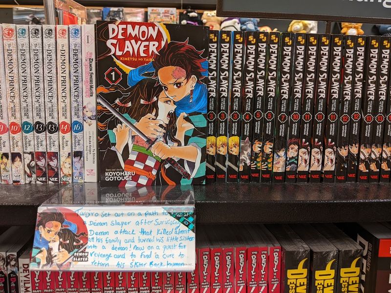 The manga section at this New Jersey bookstore is so well stocked that ...