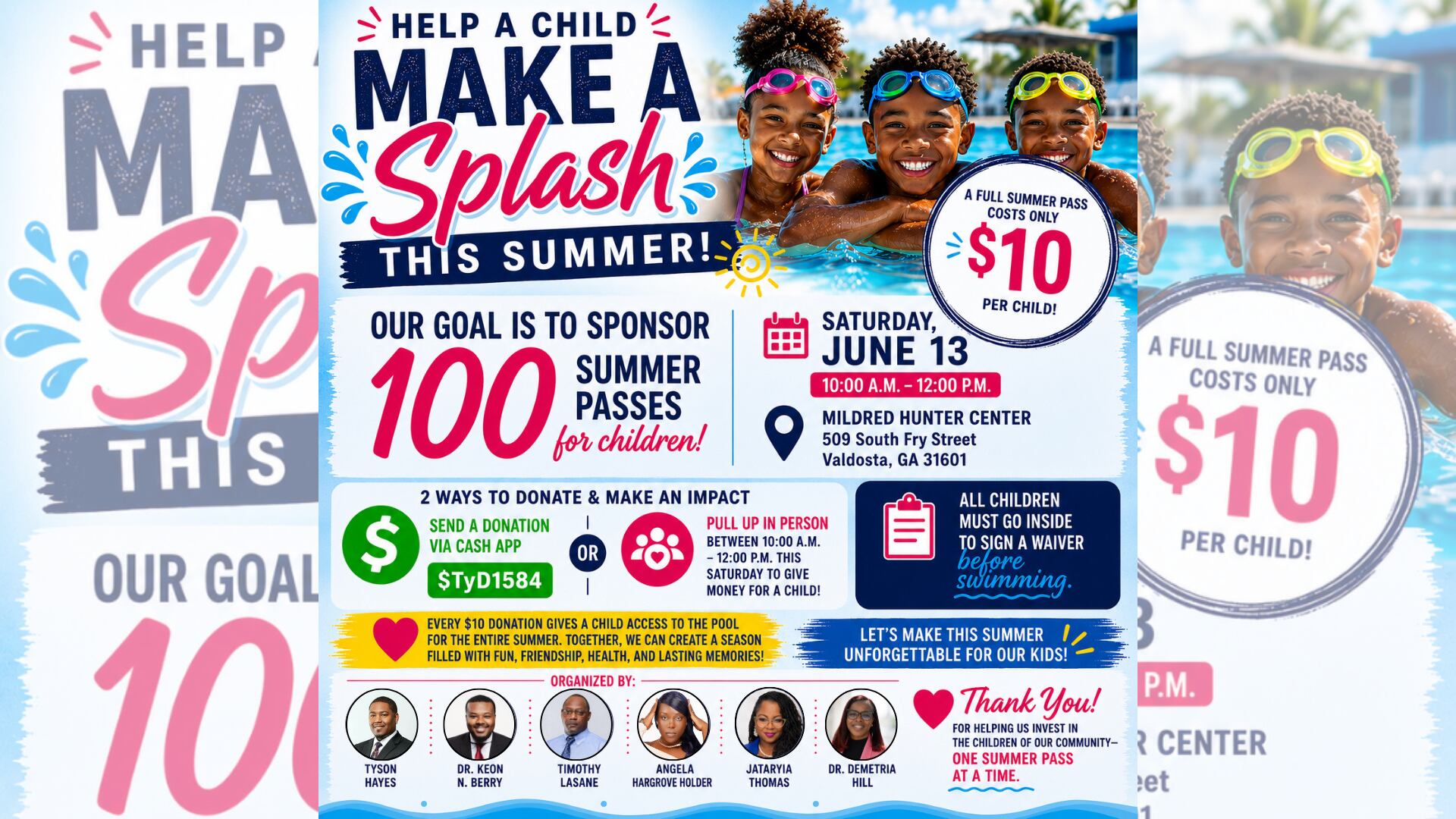 Valdosta community leaders partner to give kids a chance to swim this ...