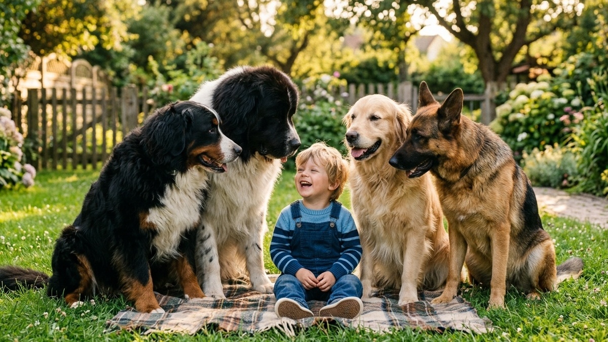 8 of the absolute best dog breeds for protecting and loving your kids