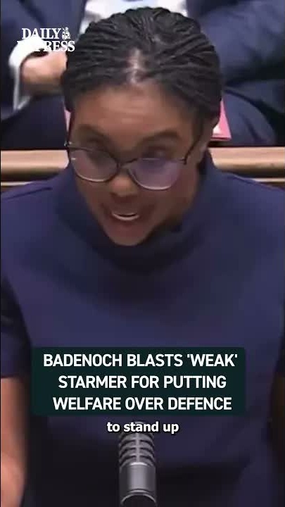 Badenoch accuses Starmer of prioritizing welfare over national security