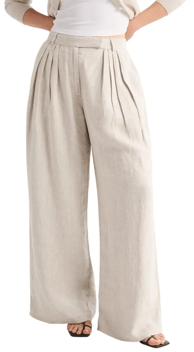 These women’s linen pants will keep you cool in style