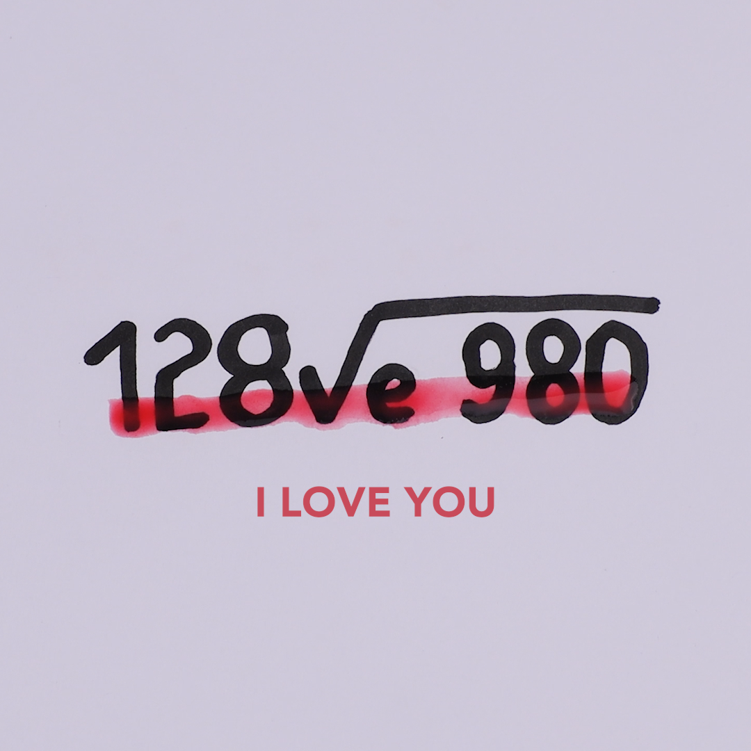 La matematica non è mai stata così romantica ️