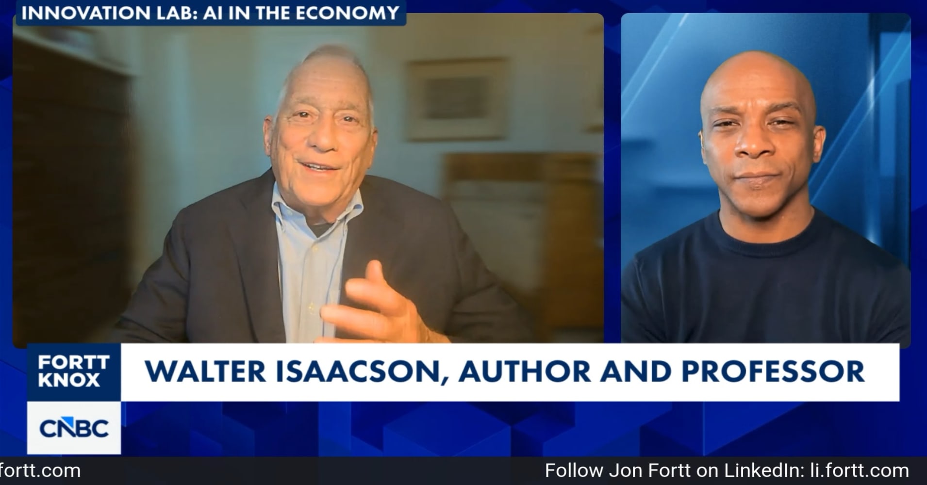 Walter Isaacson, Tulane professor: Fortt Knox Innovation Lab