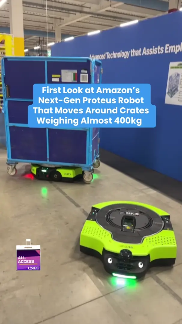 First look at Amazon's next-gen Proteus robot
