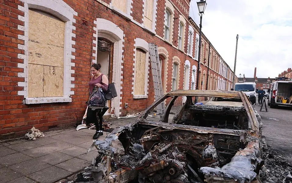 Belfast riots leave homes destroyed as leaders condemn racist attacks