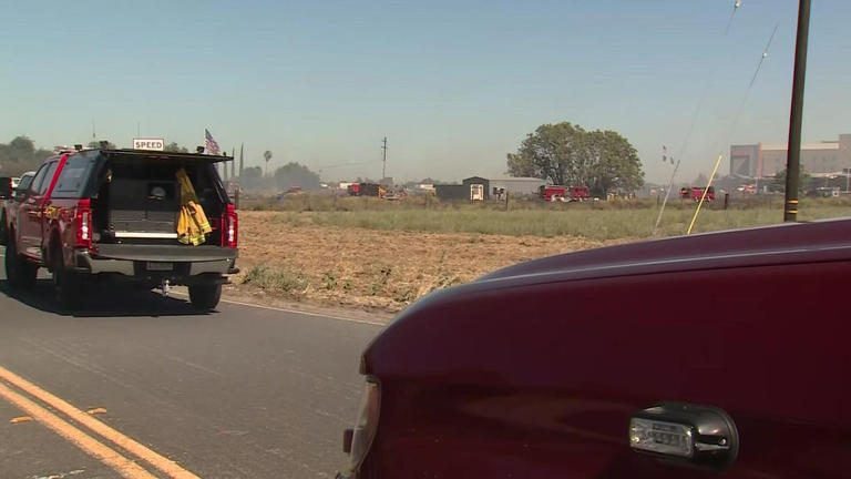 Grass fire near French Camp burns mobile home, leaving family displaced