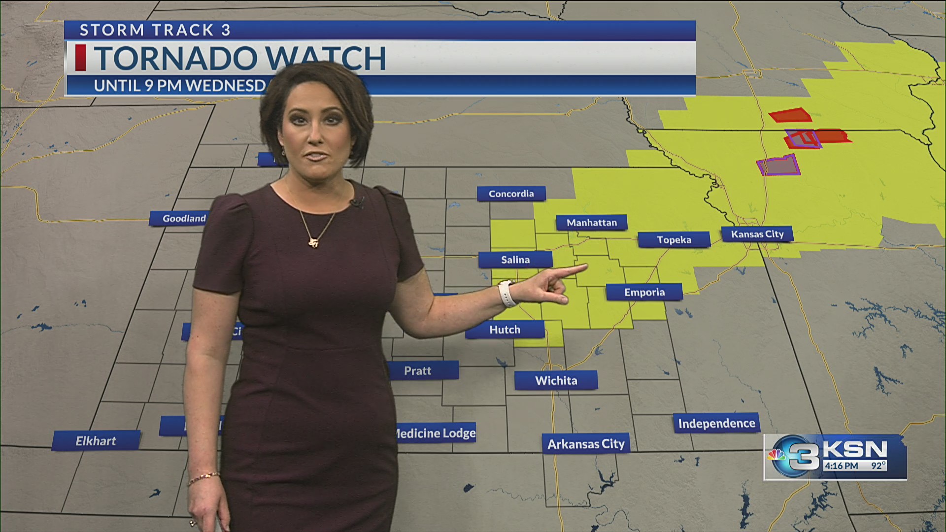 Wednesday evening weather update