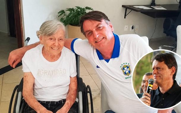 Tarcísio sanciona lei que dá nome da mãe de Jair Bolsonaro a viaduto em SP