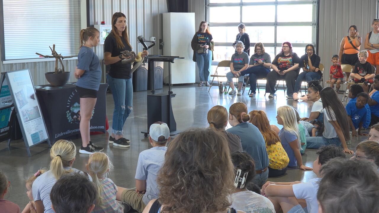 Lawton Public Library brings exotic animals visit Lawton Farmers Market